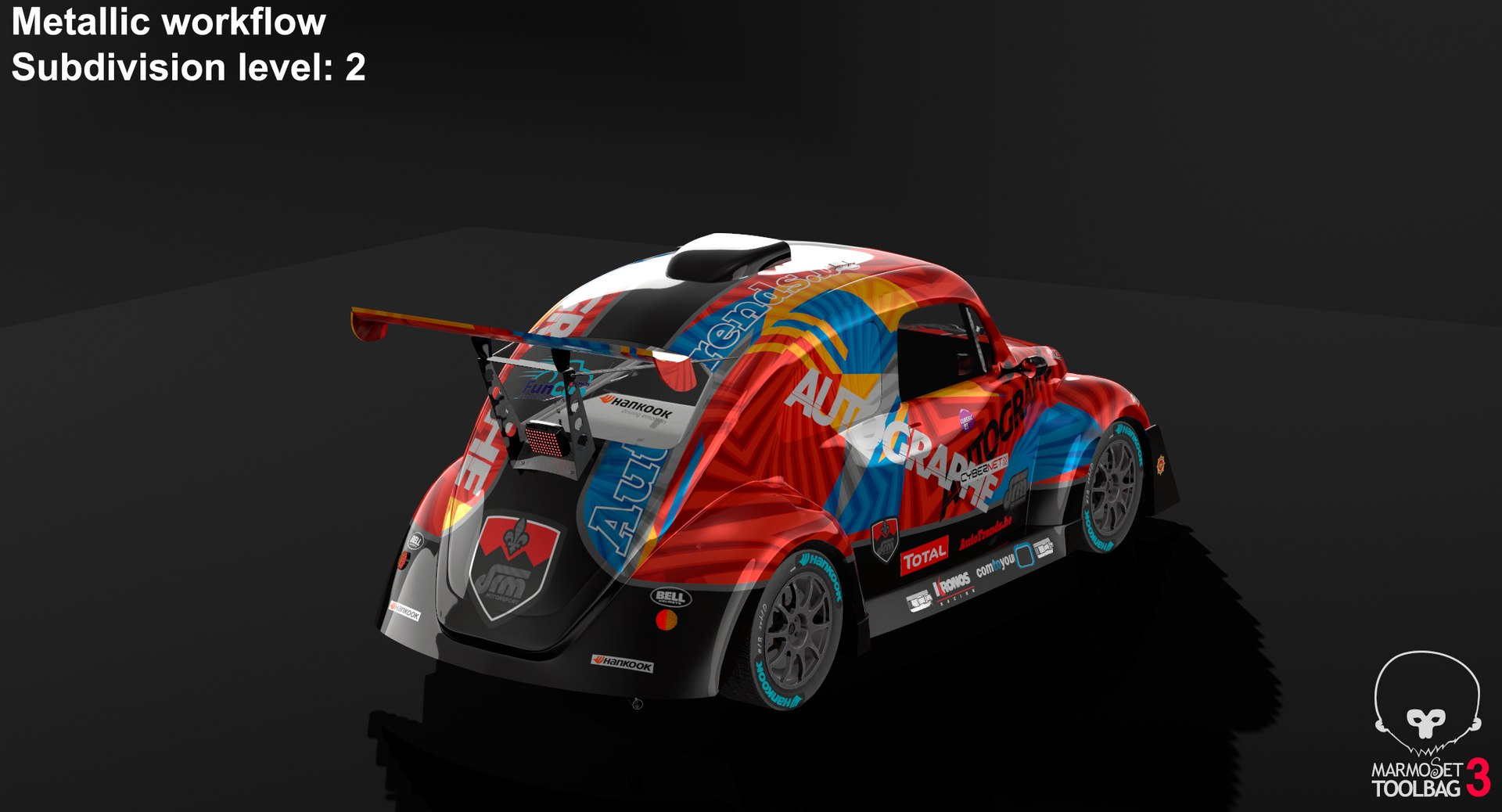 VW Volkswagen Beetle Fun Cup Julien Schein Racing 3D - TurboSquid 2083680