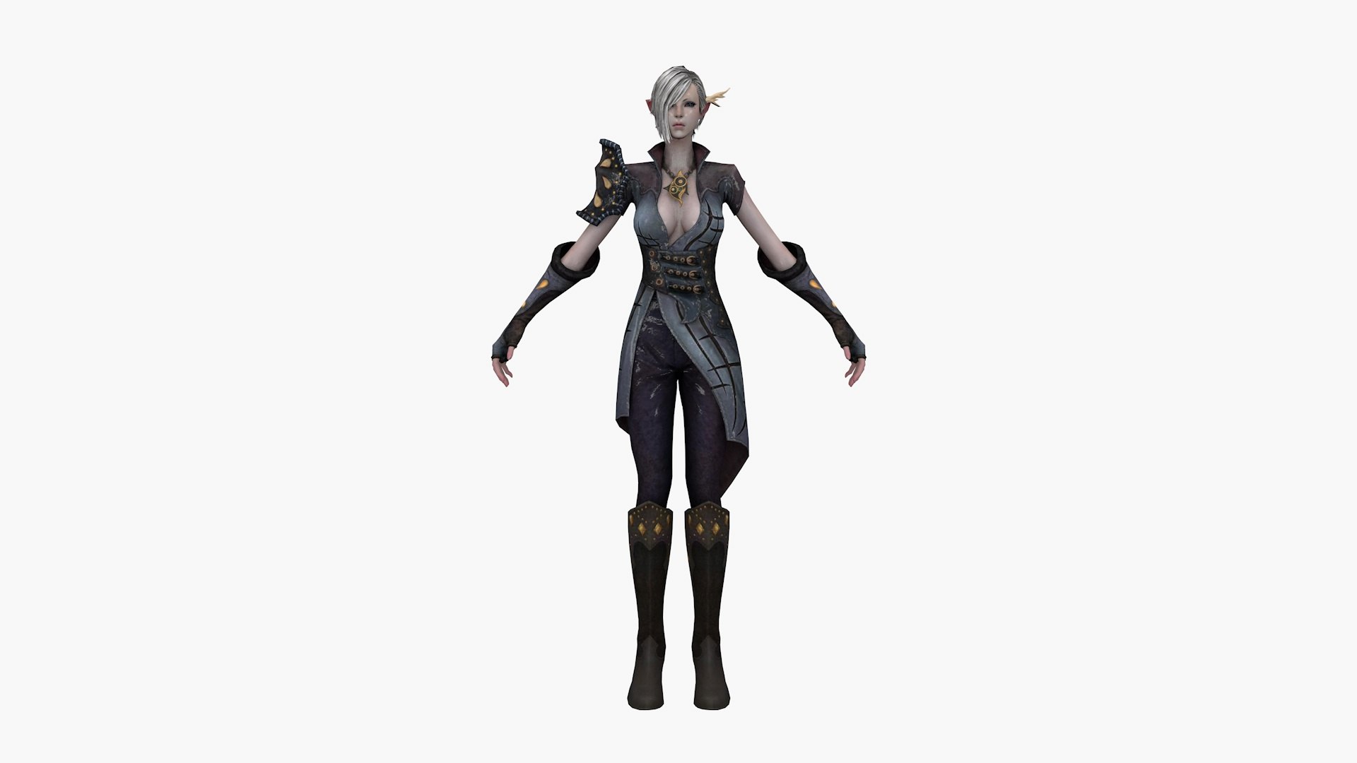 3D Elf Knight V13 Model - TurboSquid 1879626