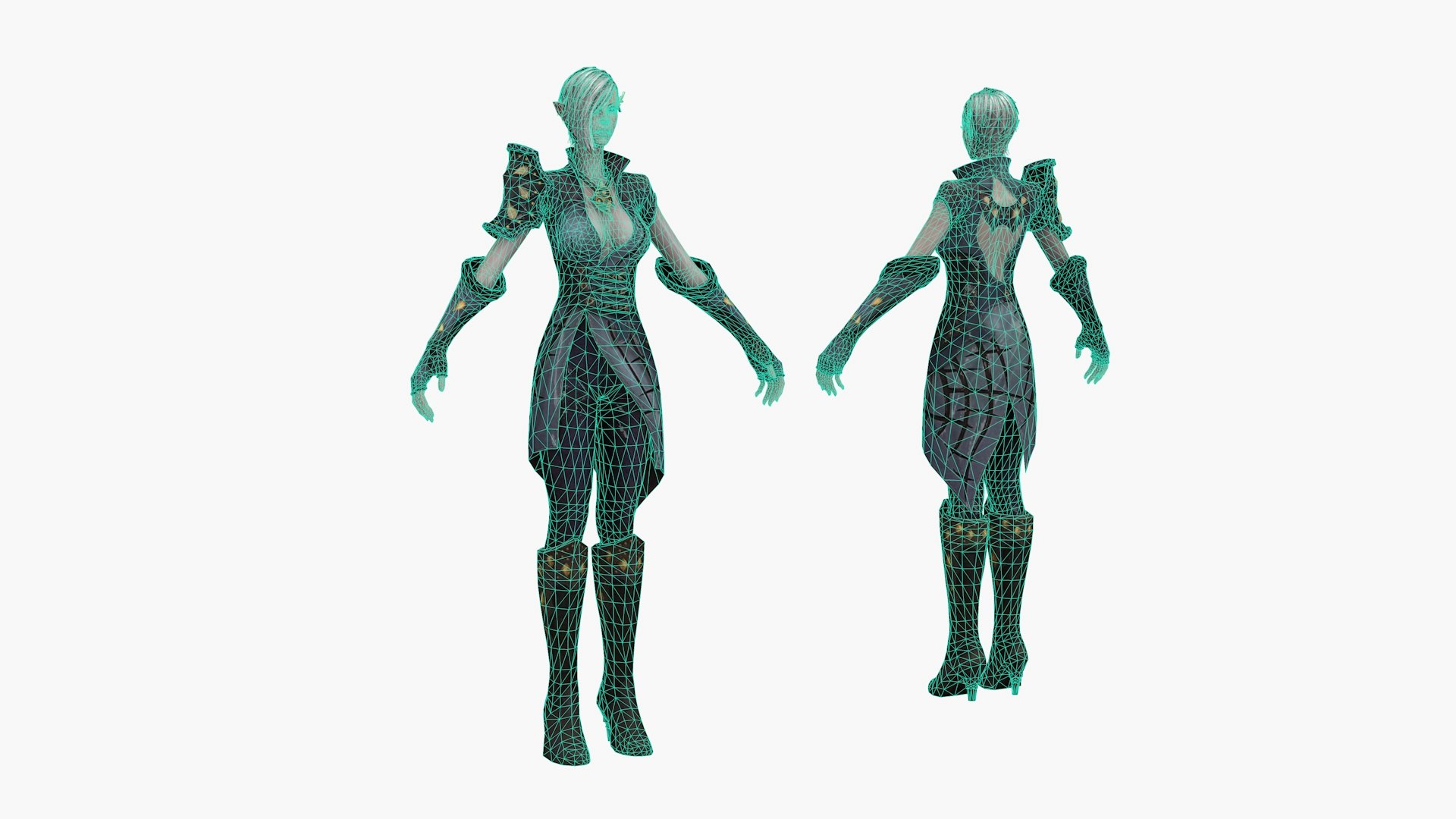 3D Elf Knight V13 Model - TurboSquid 1879626