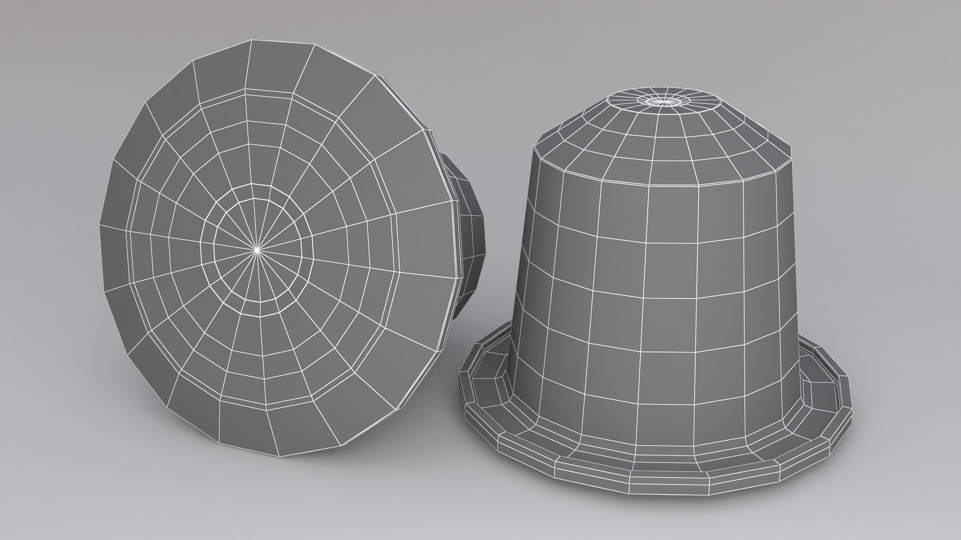 Coffee Capsule Blue Model - TurboSquid 2345985