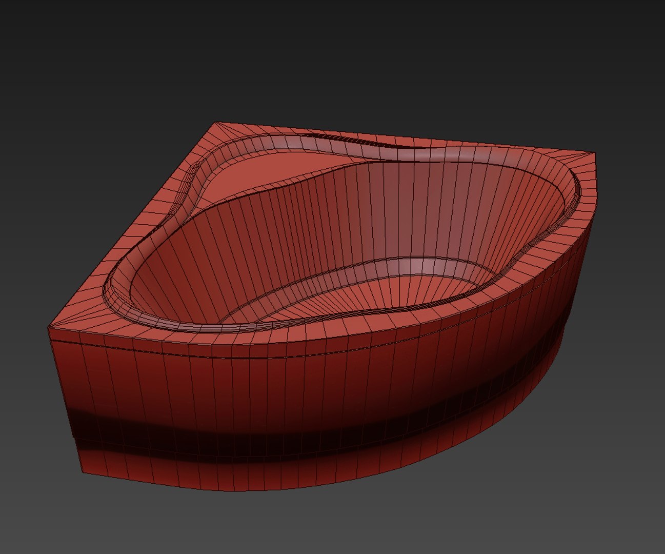 Acrylic Corner Bath Newday 3D Model - TurboSquid 1351633