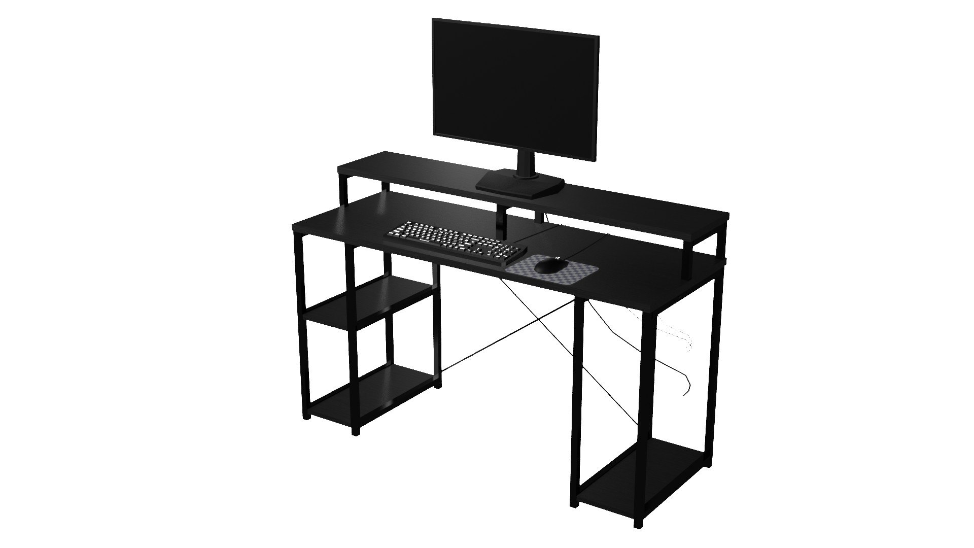 3D Model Pc Desk Setup - TurboSquid 2066388