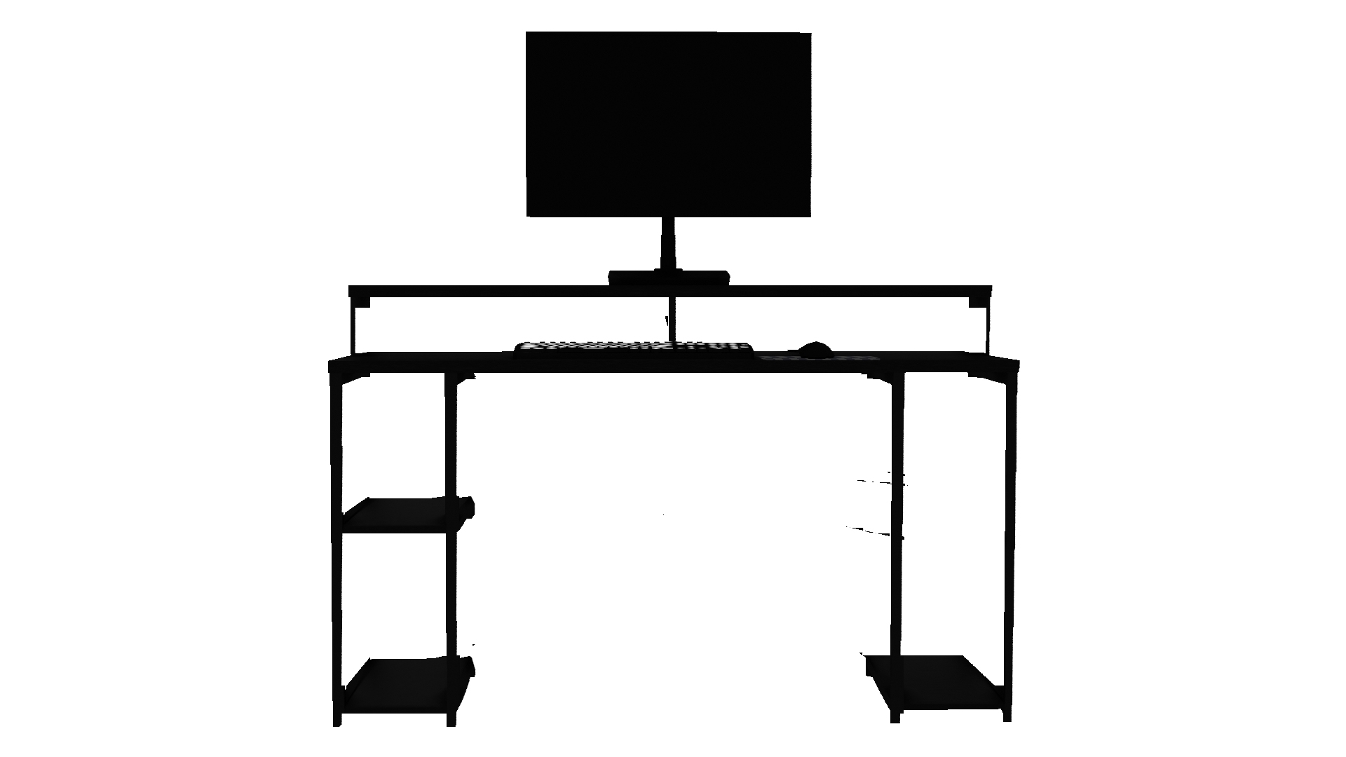 3D Model Pc Desk Setup - TurboSquid 2066388