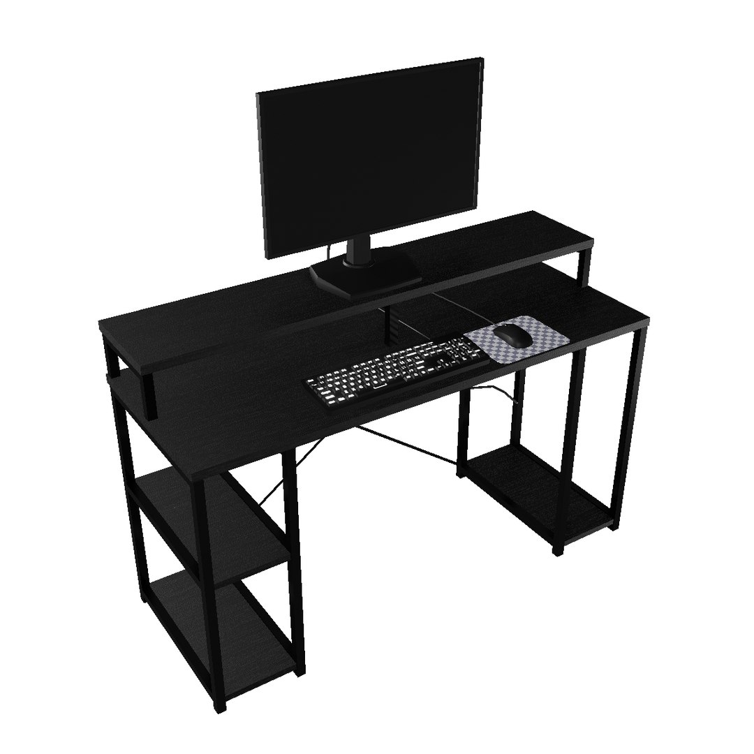 3D Model Pc Desk Setup - TurboSquid 2066388