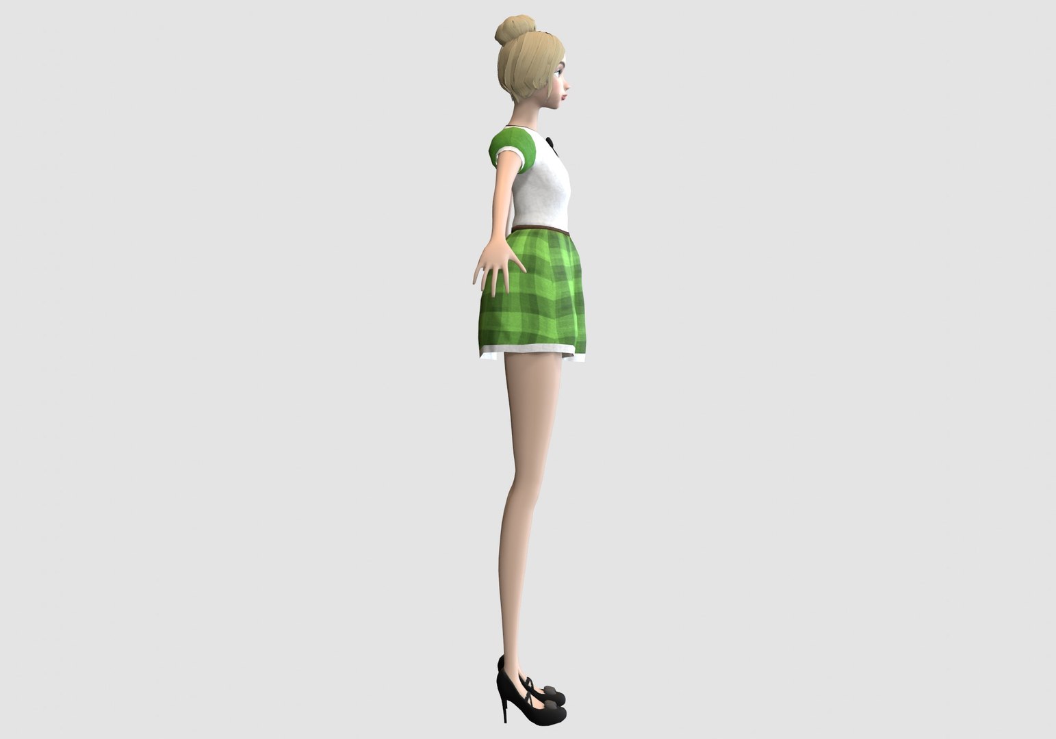 3D Female Pretty Woman Model - TurboSquid 1907797