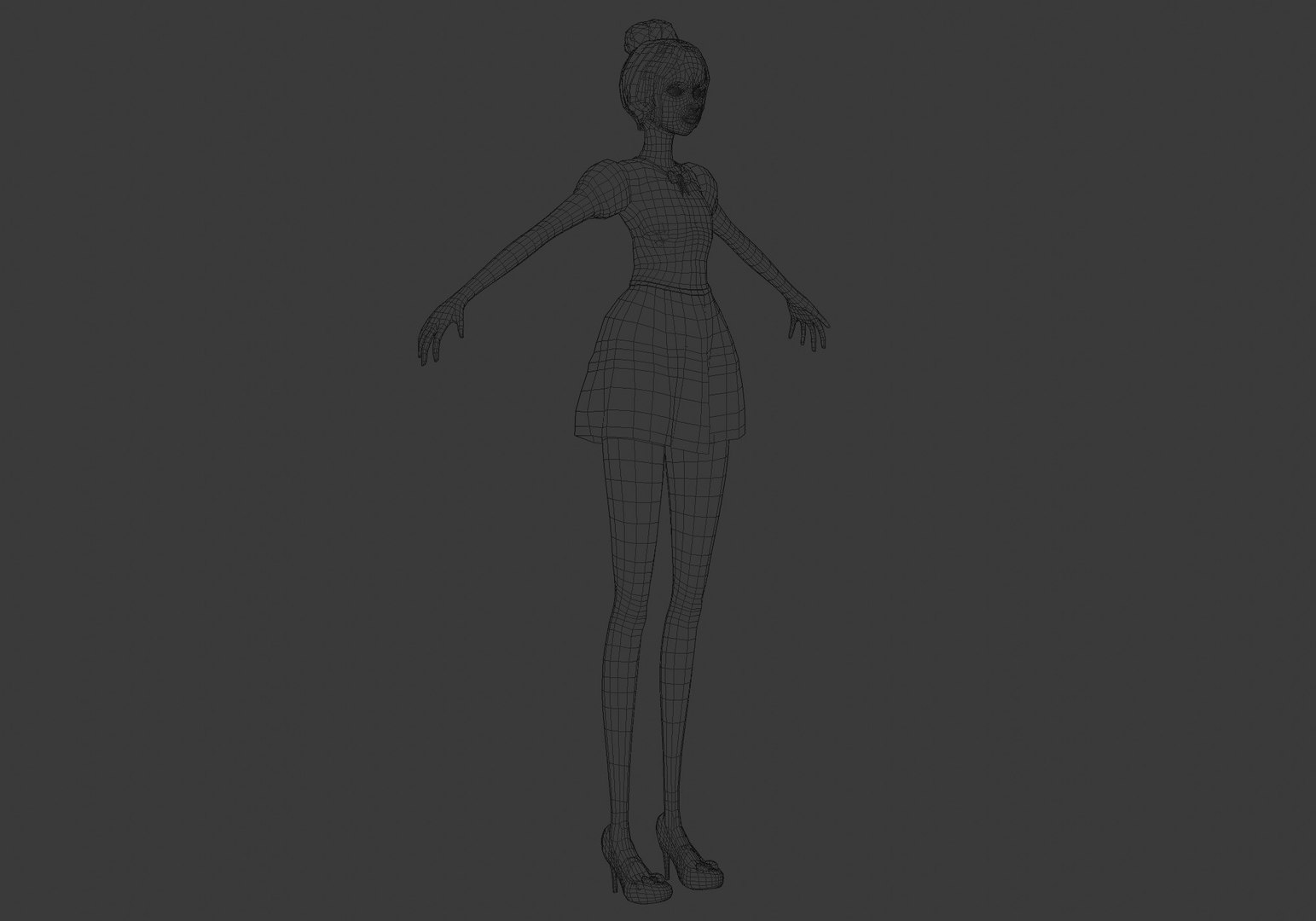 3D Female Pretty Woman Model - TurboSquid 1907797