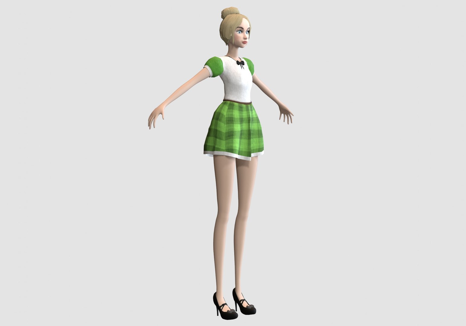 3D Female Pretty Woman Model - TurboSquid 1907797