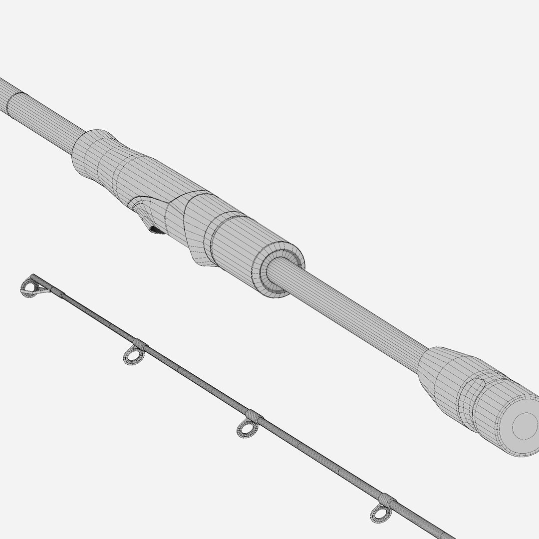 3D Model Realistic Fishing Rod - TurboSquid 2432369