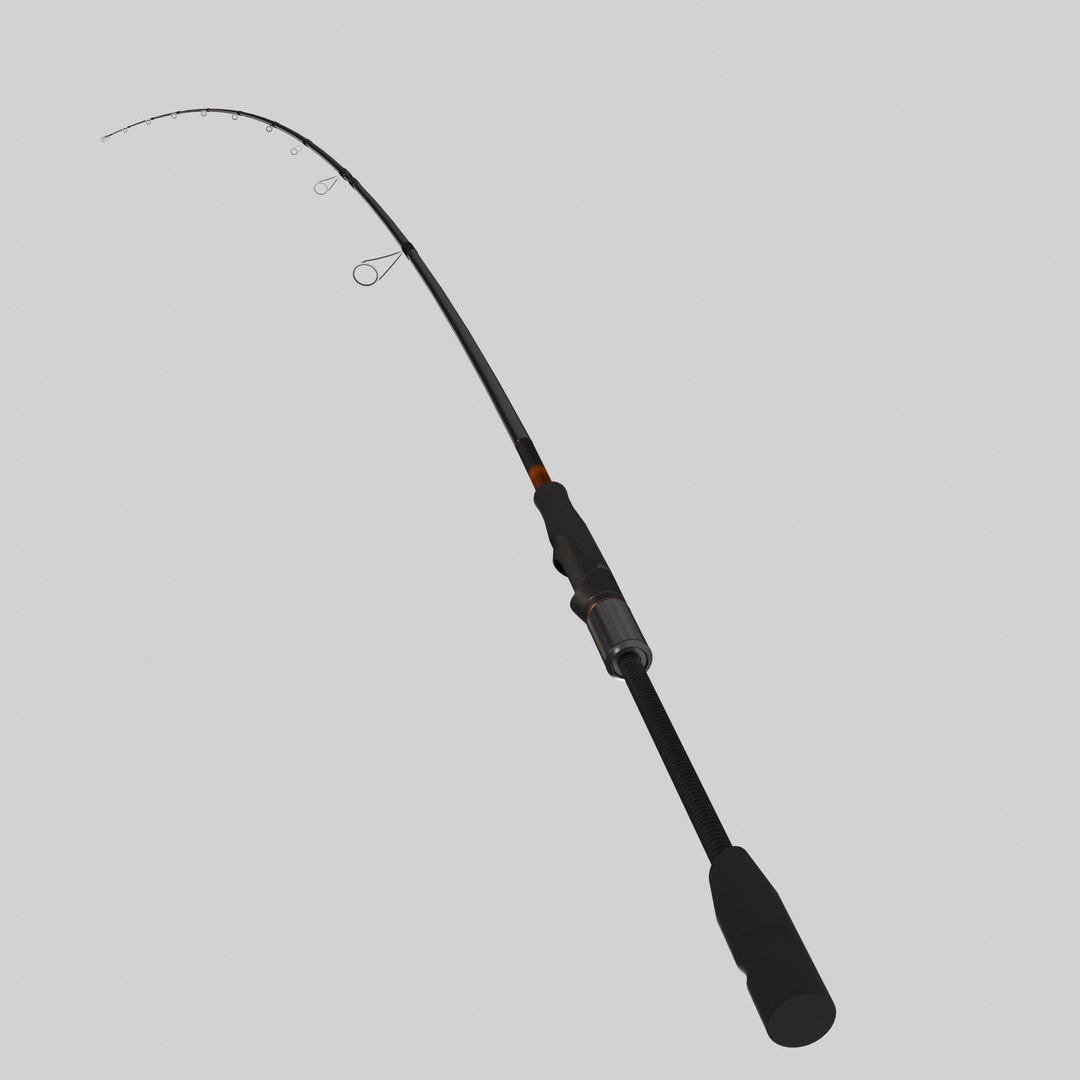 3D Model Realistic Fishing Rod - TurboSquid 2432369