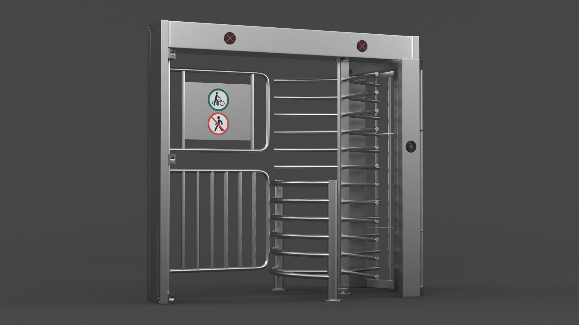 3D Turnstile Gate Model - TurboSquid 2080531