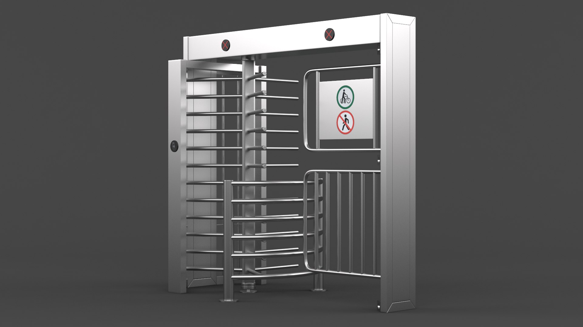 3D Turnstile Gate Model - TurboSquid 2080531