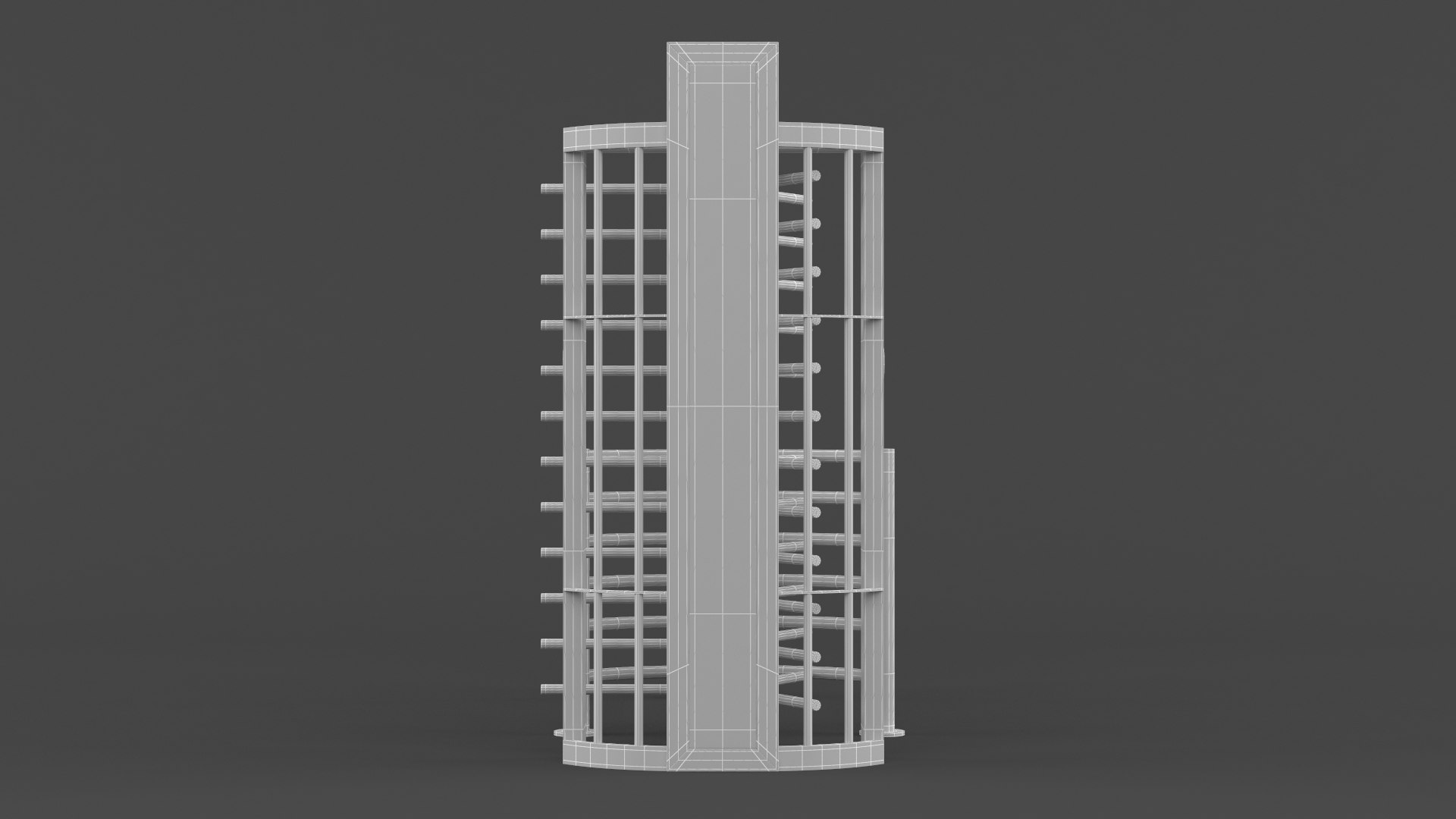 3D Turnstile Gate Model - TurboSquid 2080531