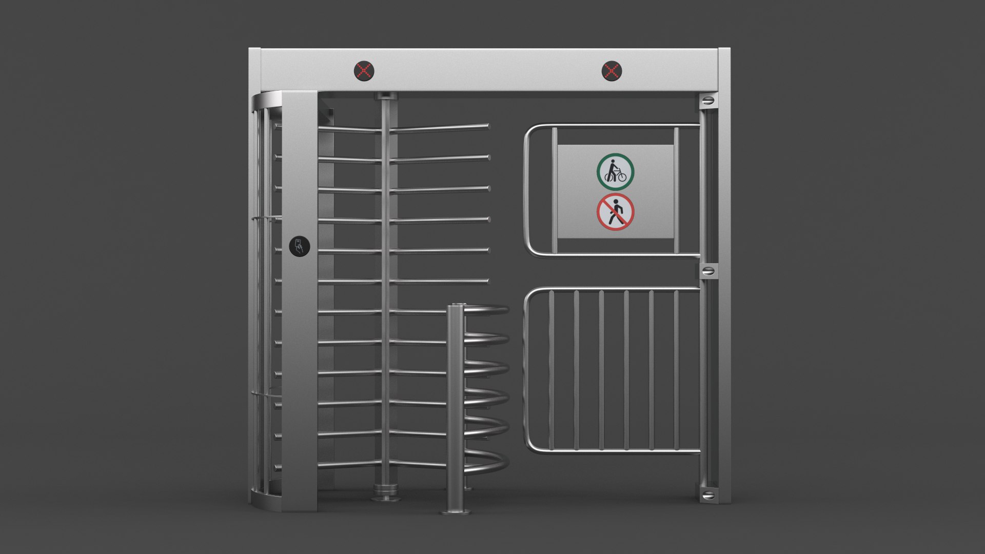 3D Turnstile Gate Model - TurboSquid 2080531