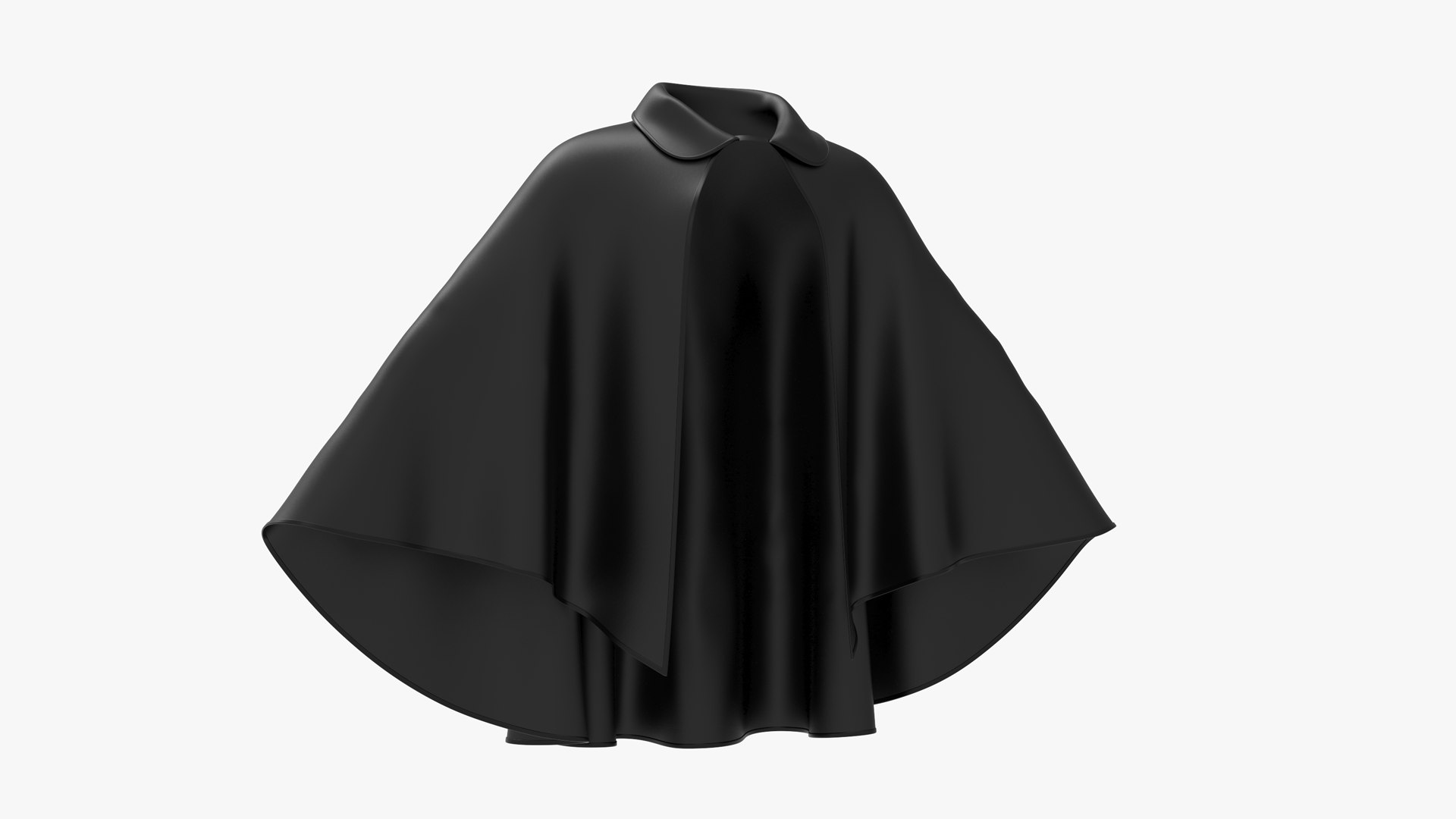 Black Magician Cape 3D Model - TurboSquid 2134632