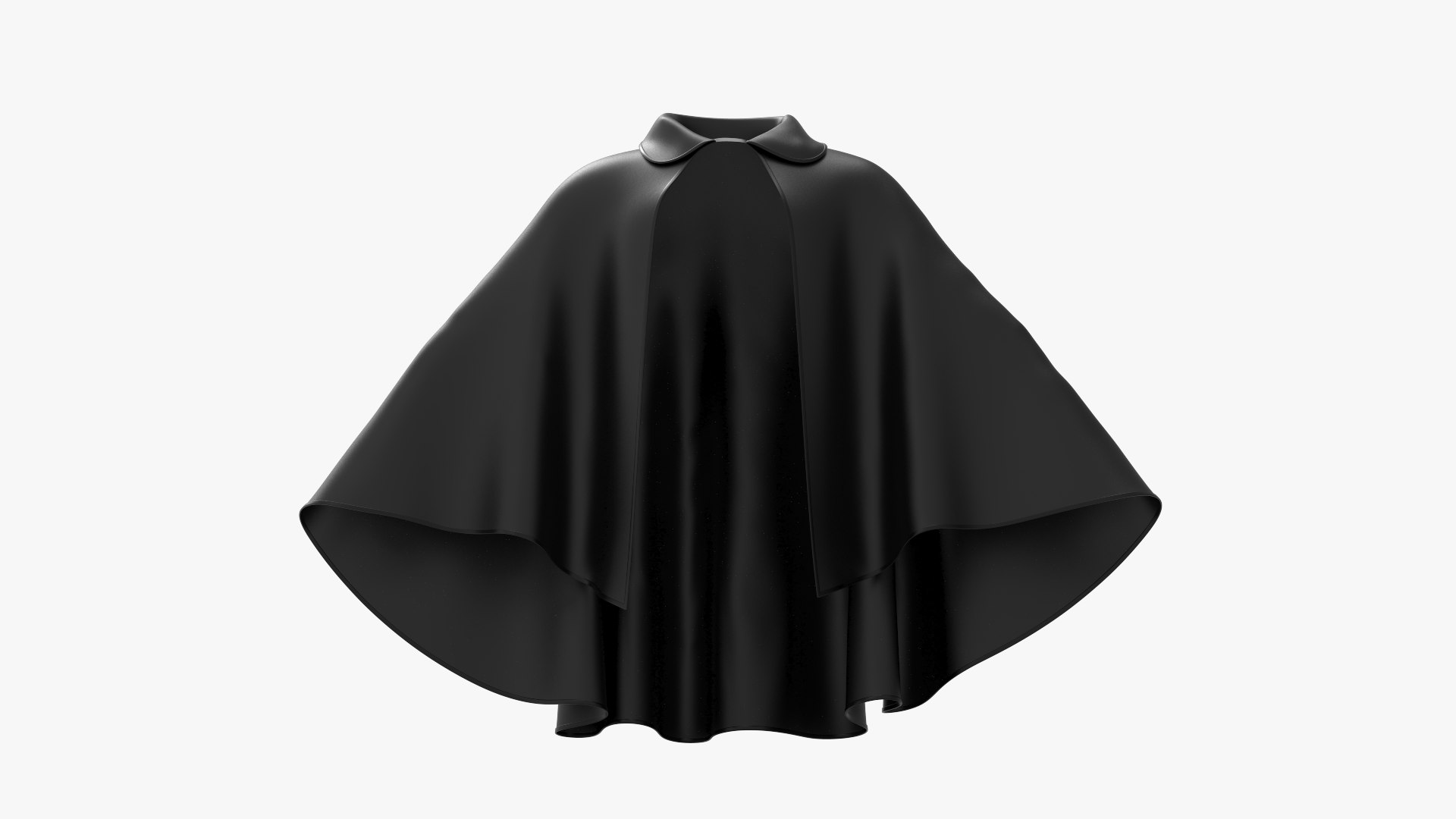 Black Magician Cape 3D Model - TurboSquid 2134632