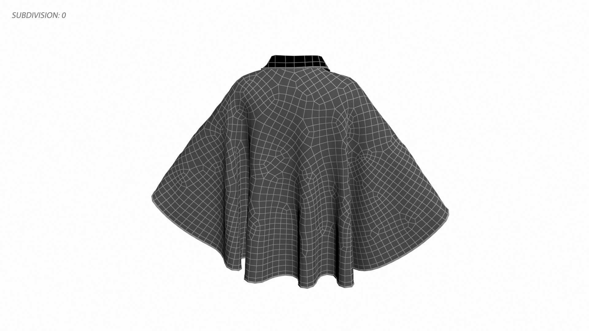 Black Magician Cape 3D Model - TurboSquid 2134632