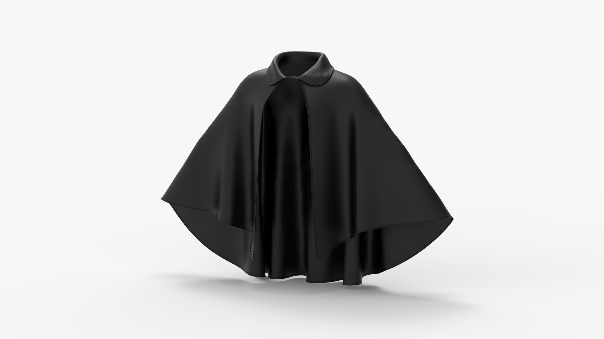 Black Magician Cape 3D Model - TurboSquid 2134632