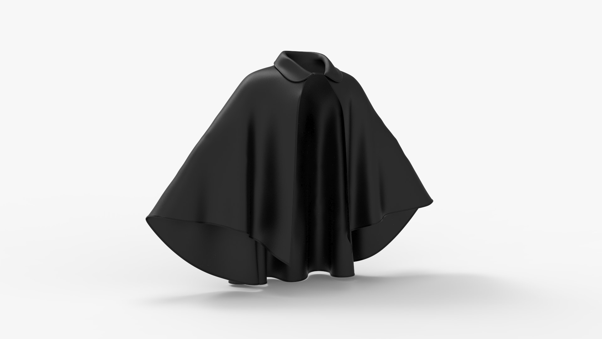 Black Magician Cape 3D Model - TurboSquid 2134632