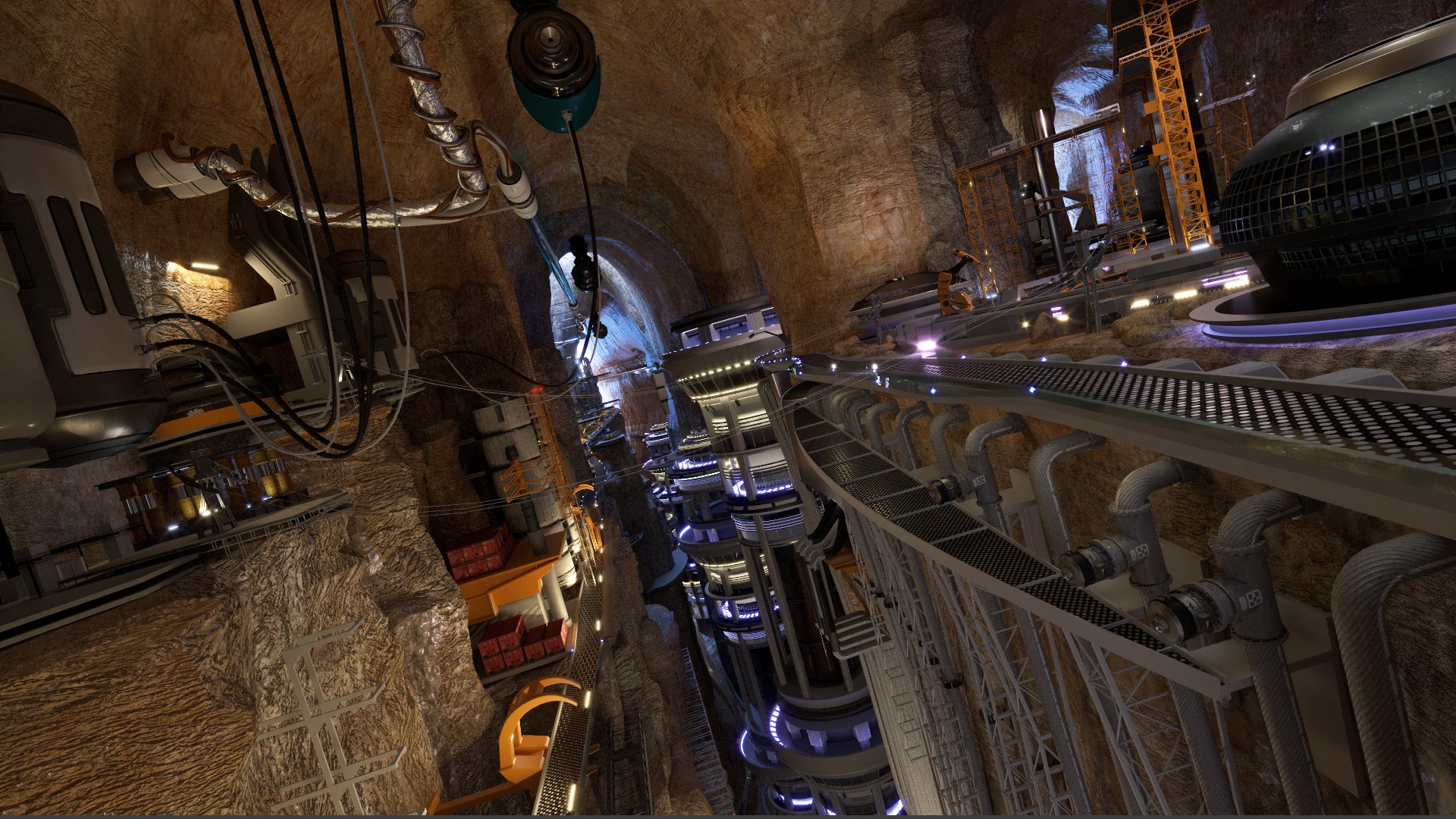 The Secret Future City Is A Base In A Cave 3D Model - TurboSquid 2205863