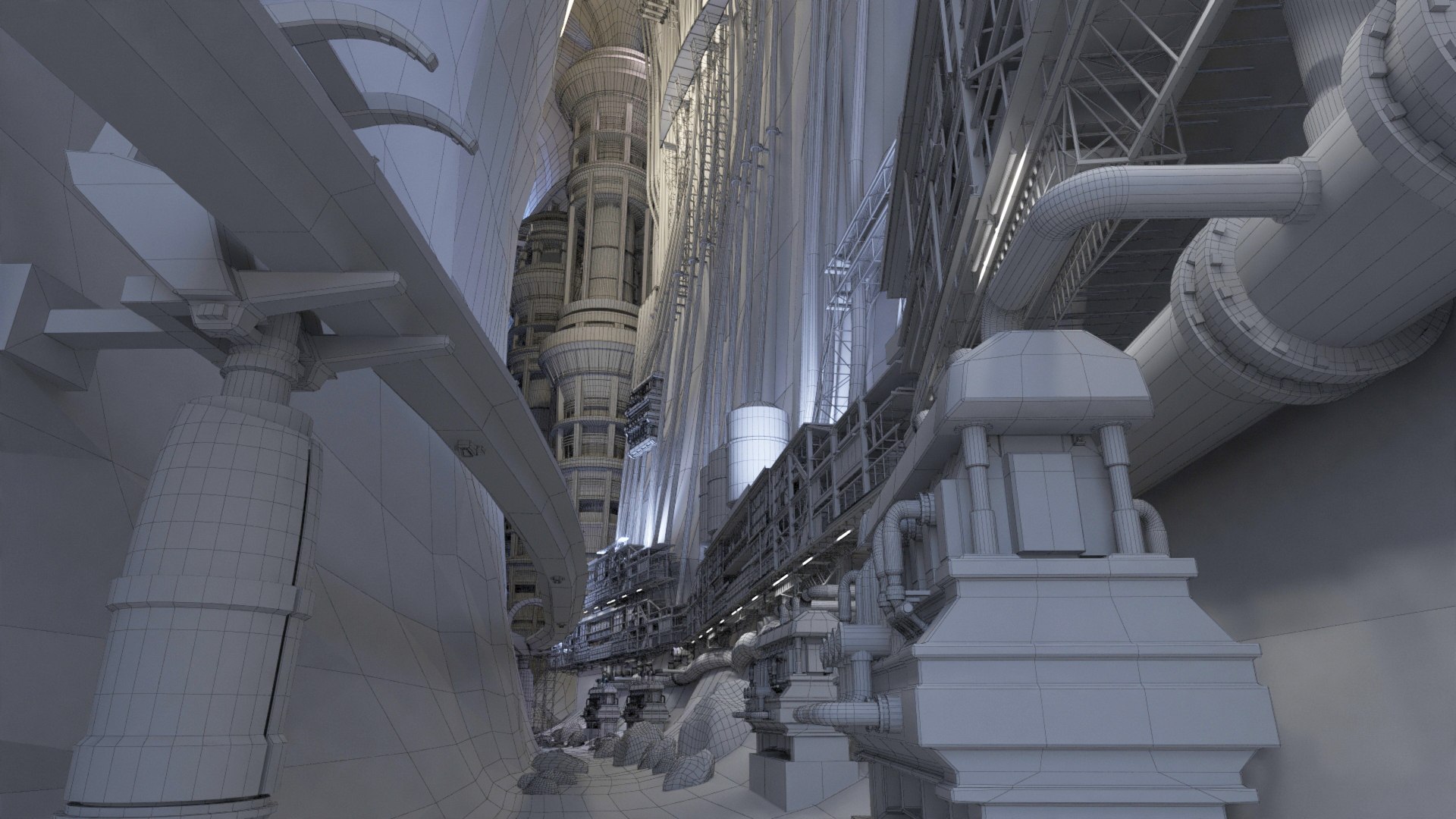 The Secret Future City Is A Base In A Cave 3D Model - TurboSquid 2205863