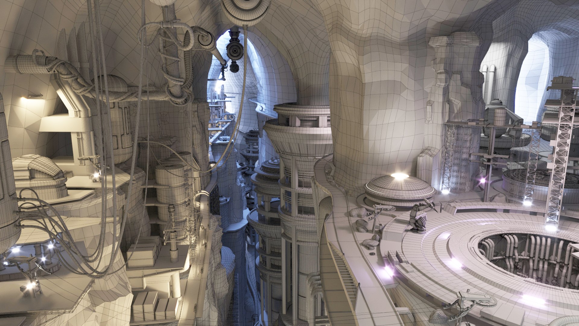 The Secret Future City Is A Base In A Cave 3D Model - TurboSquid 2205863