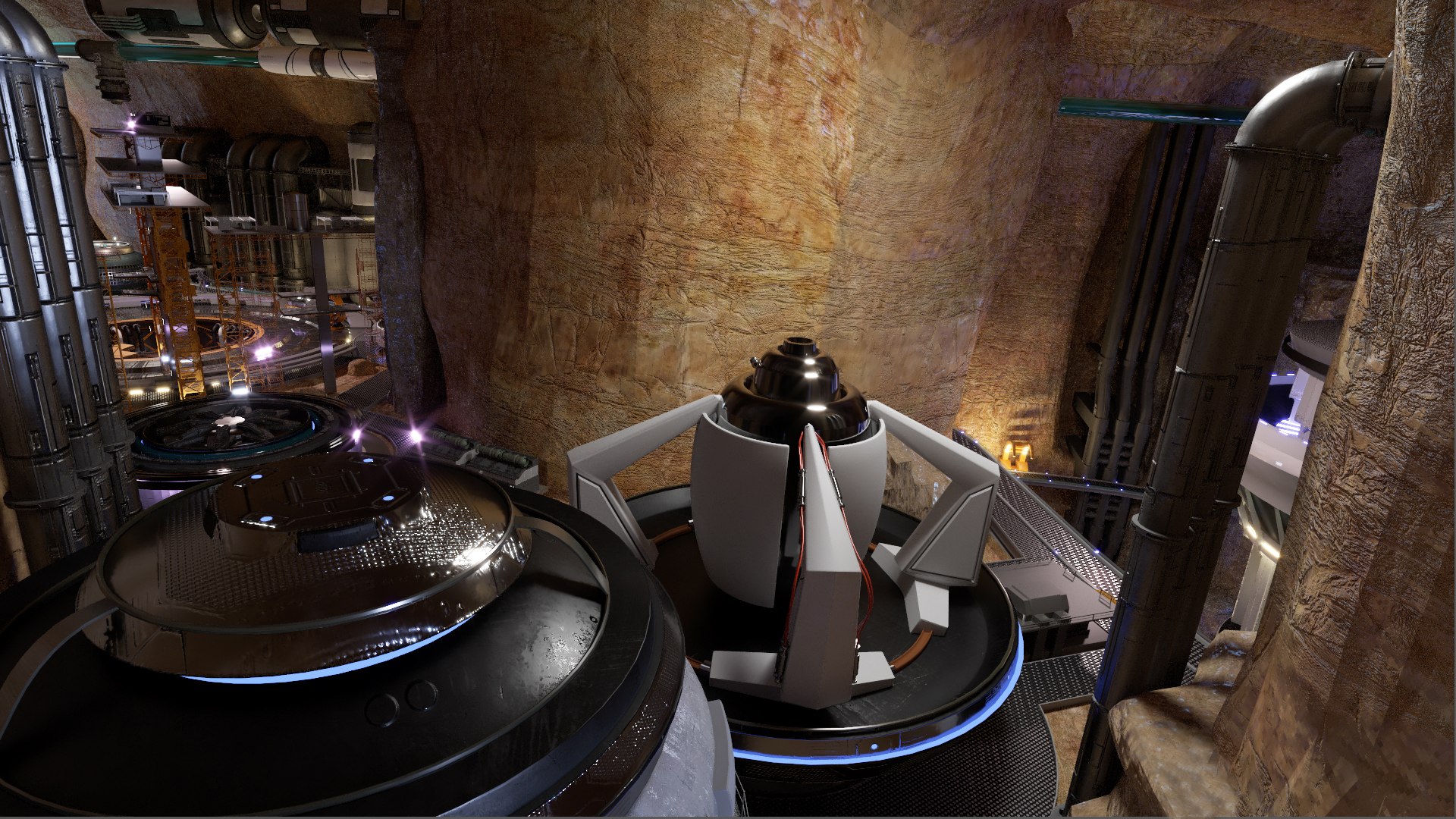 The Secret Future City Is A Base In A Cave 3D Model - TurboSquid 2205863