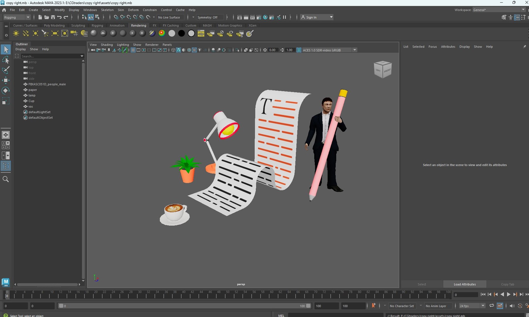 3D Copy Right - TurboSquid 2035041
