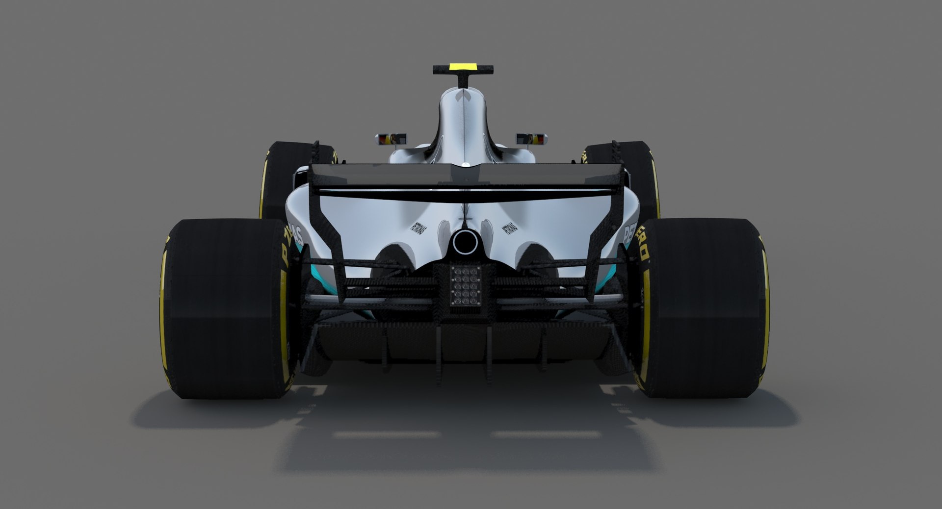 3d Mercedes W08 Formula 1 Model