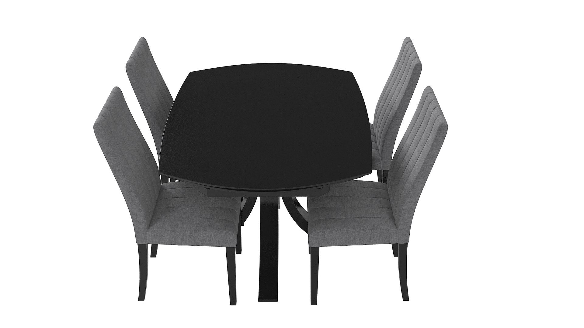 3D Loft Dining Table Set 1 Model - TurboSquid 1962128