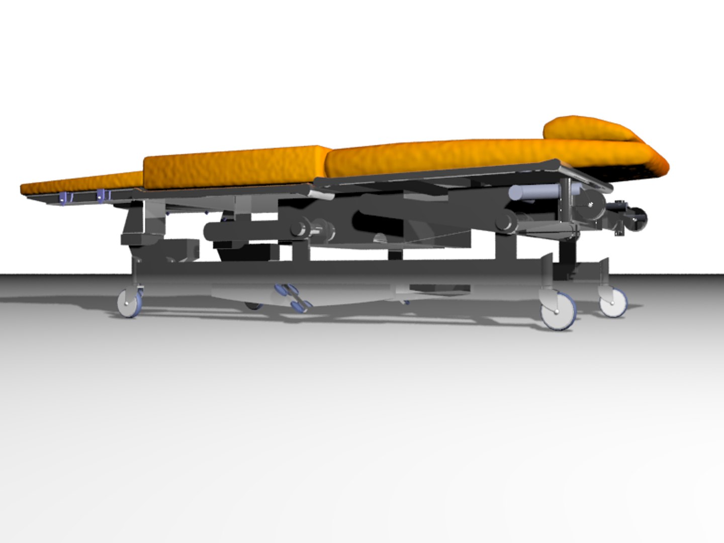 Ambulance Bed Model - TurboSquid 1583892