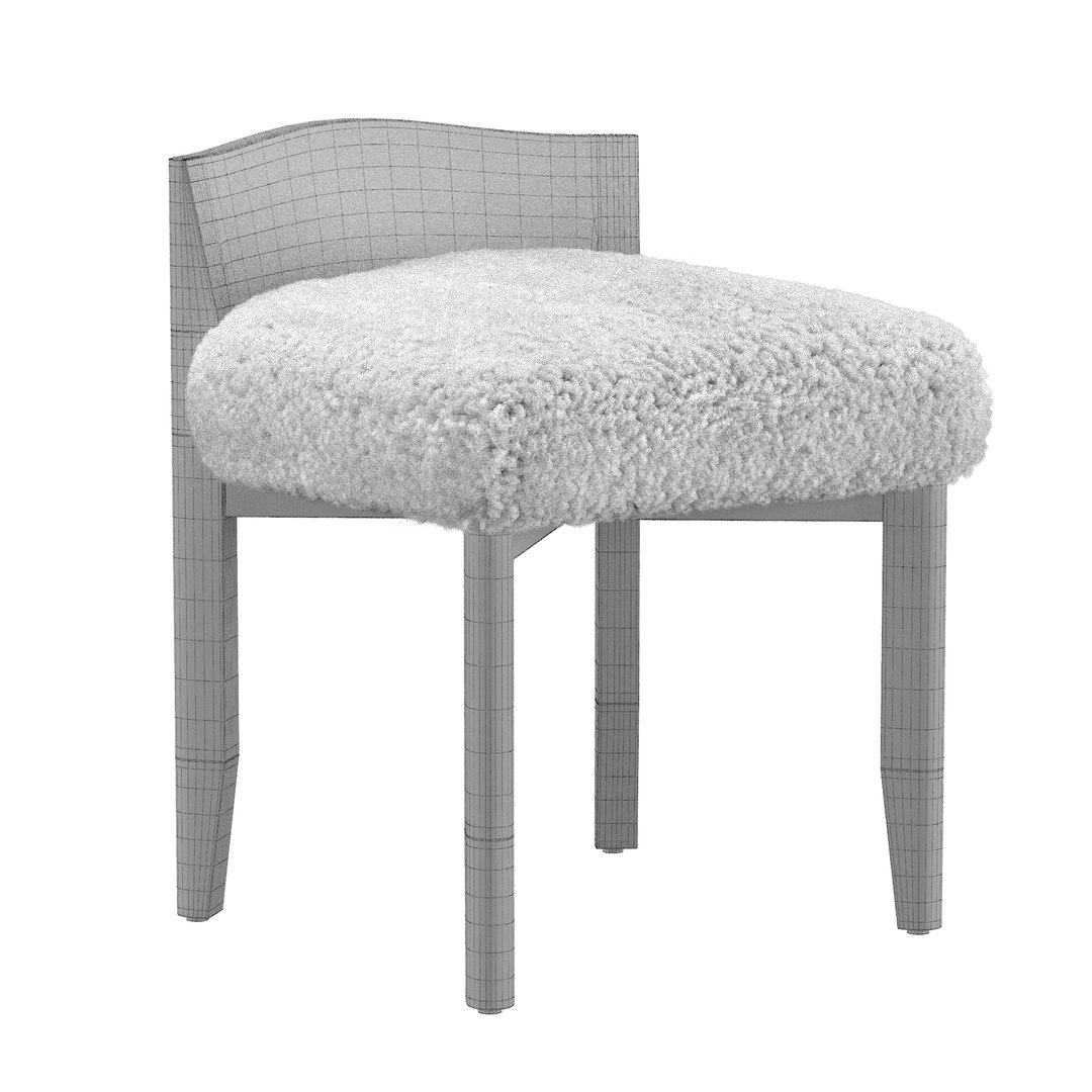 Nickey Kehoe Vanity Stool Model - TurboSquid 2156251