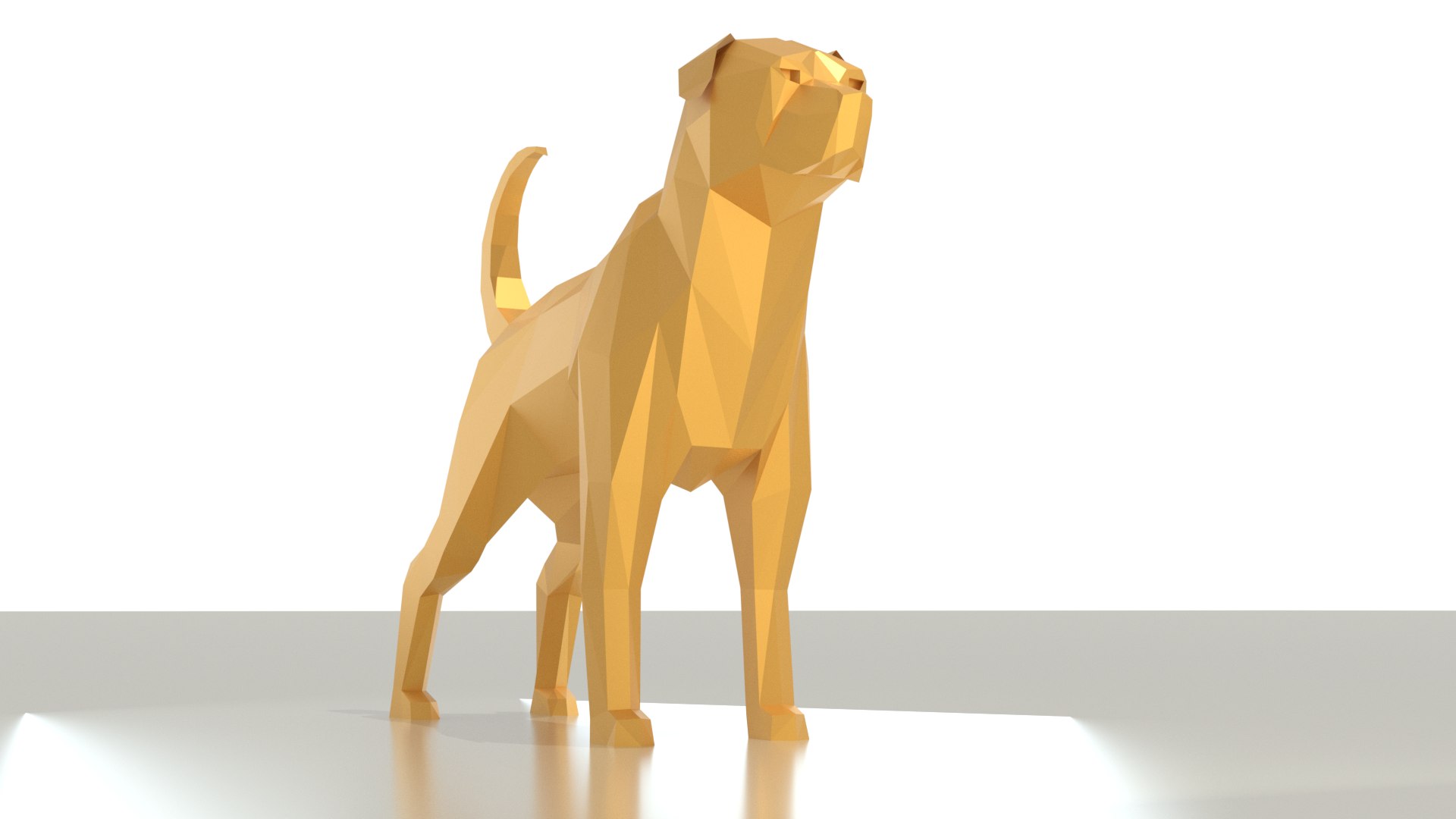 3D Model Low Poly Rottweiler - TurboSquid 2042777