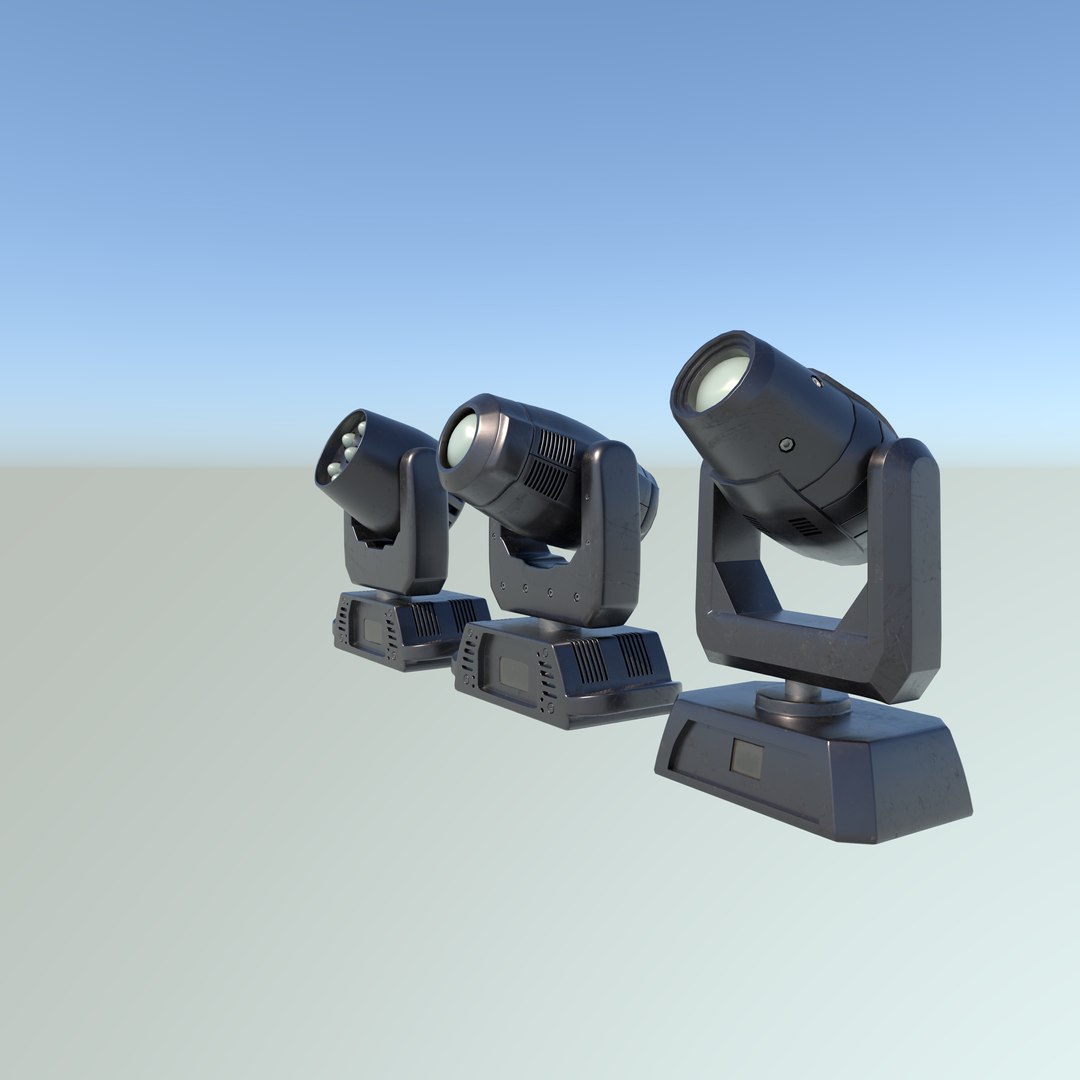 3D Stage Light 3D Model Model - TurboSquid 2332015