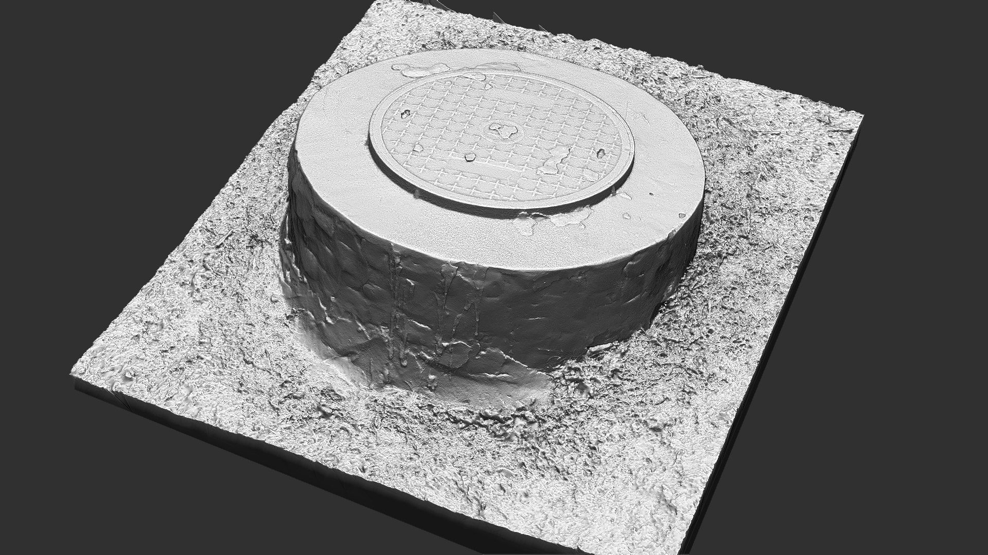 Manhole 3d Scan 3D model - TurboSquid 1991442