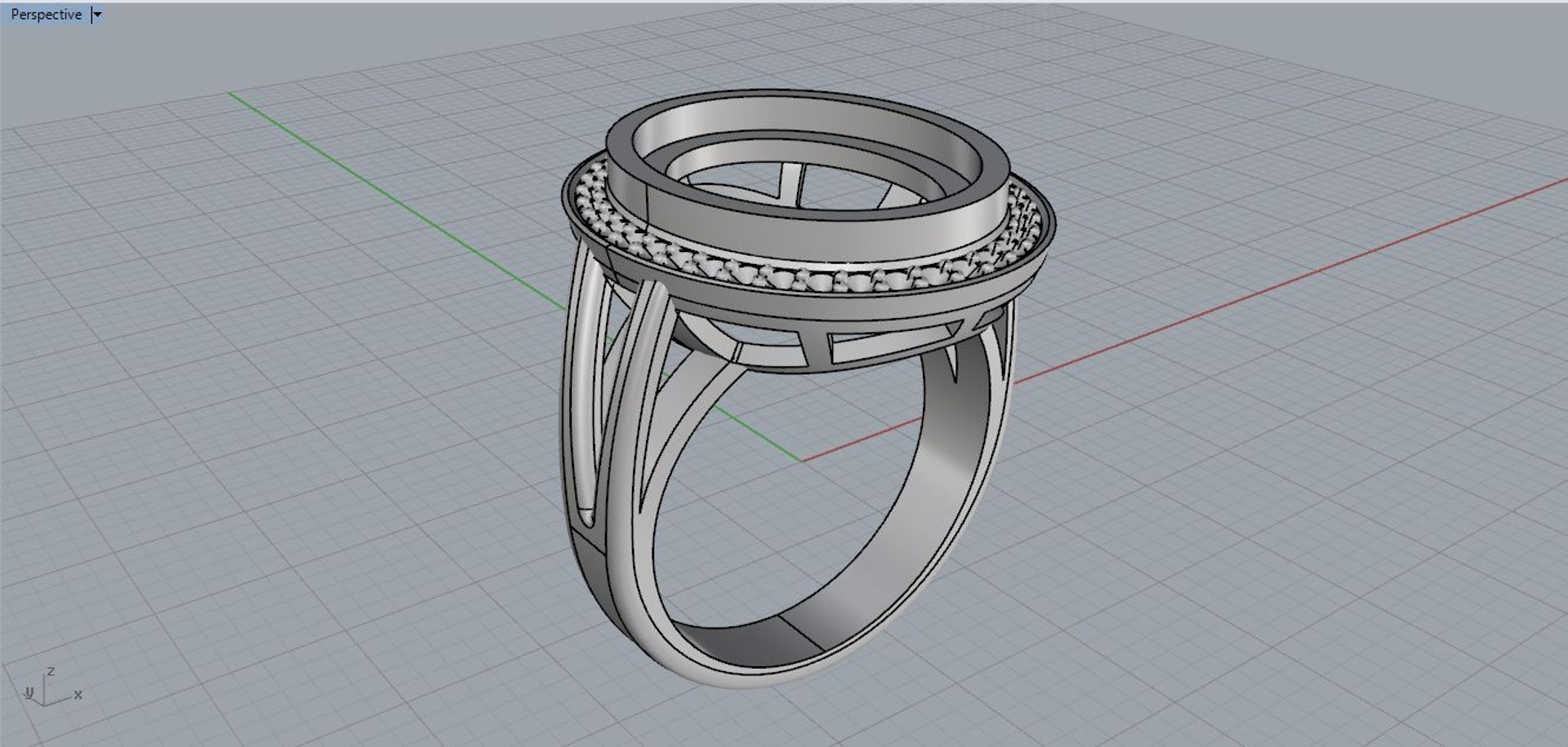 Cabochon Gold Stl 3d Model