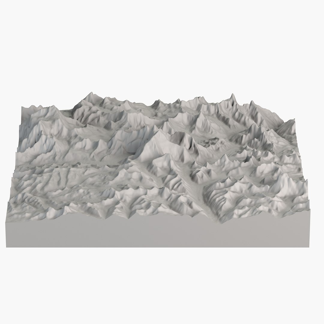 3d Landscape Mount Everest Model