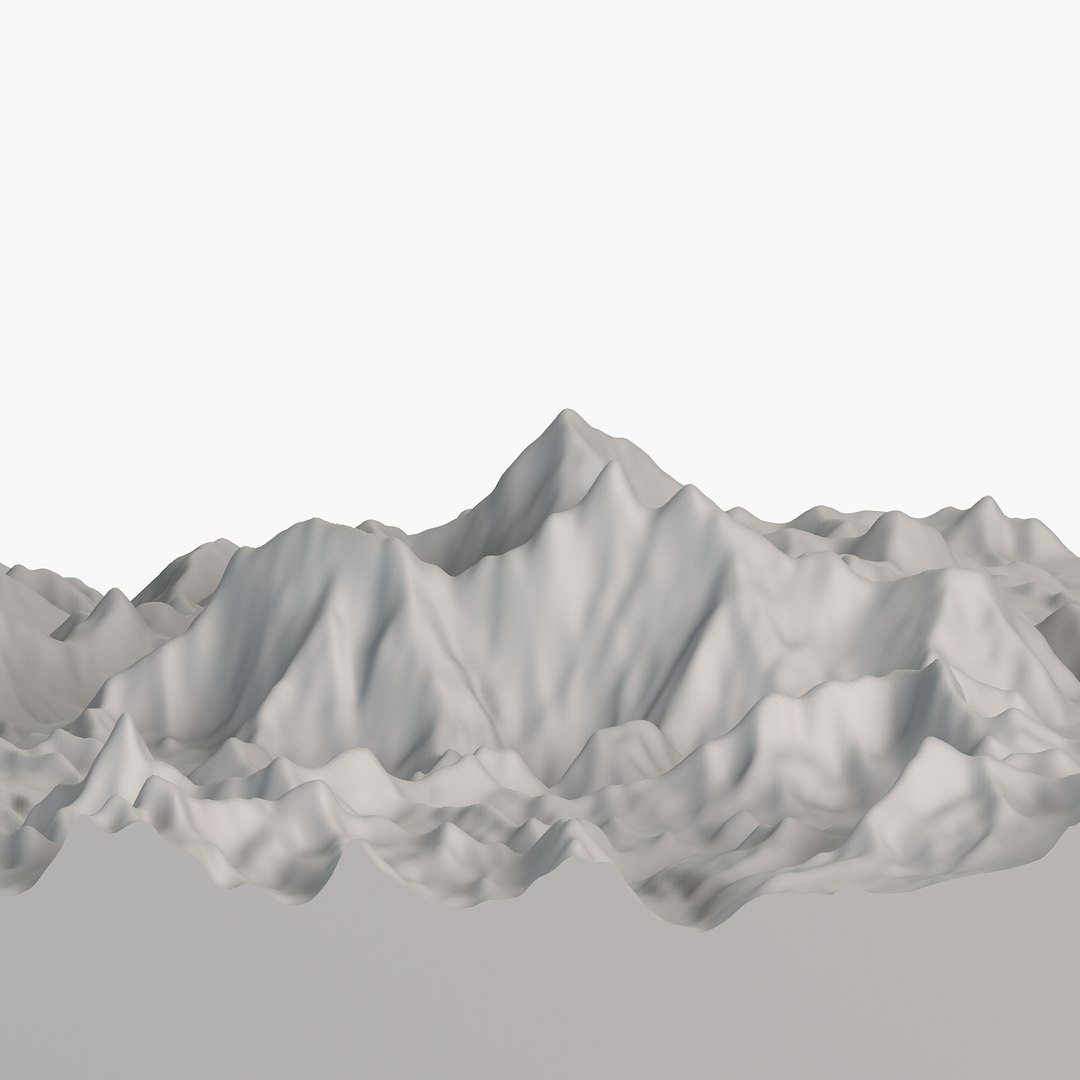 3d Landscape Mount Everest Model