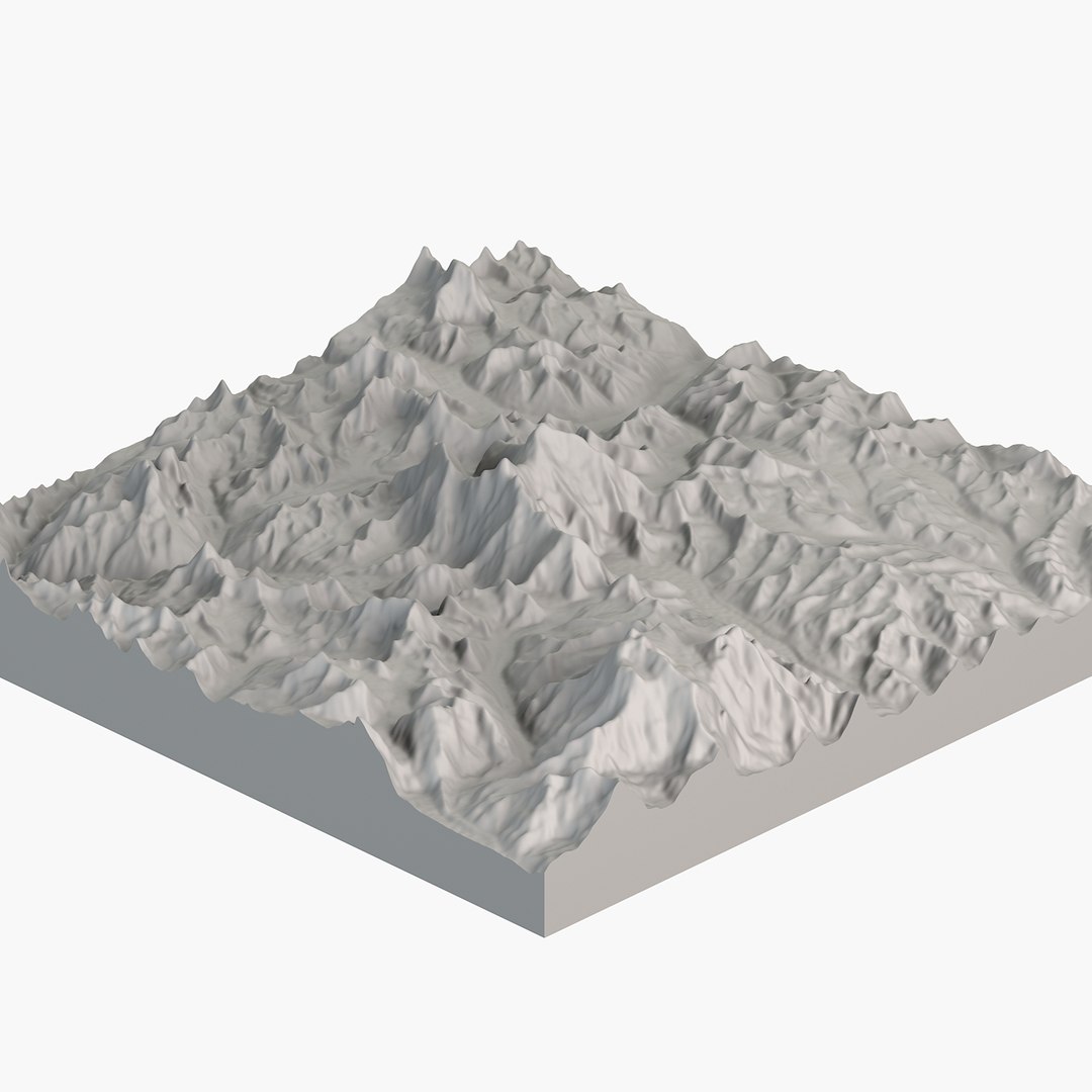 3d Landscape Mount Everest Model