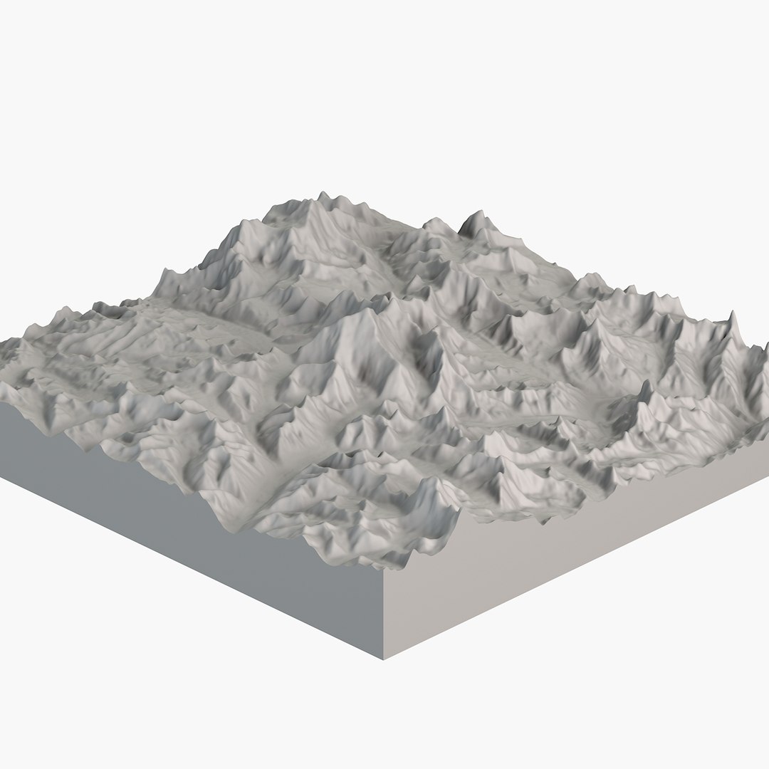 3d Landscape Mount Everest Model