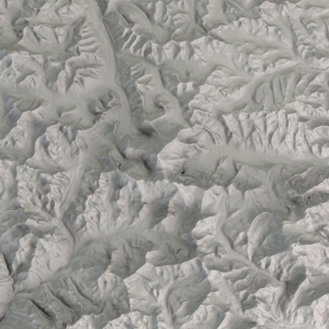 3d Landscape Mount Everest Model