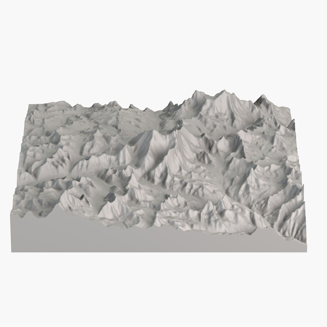 3d Landscape Mount Everest Model