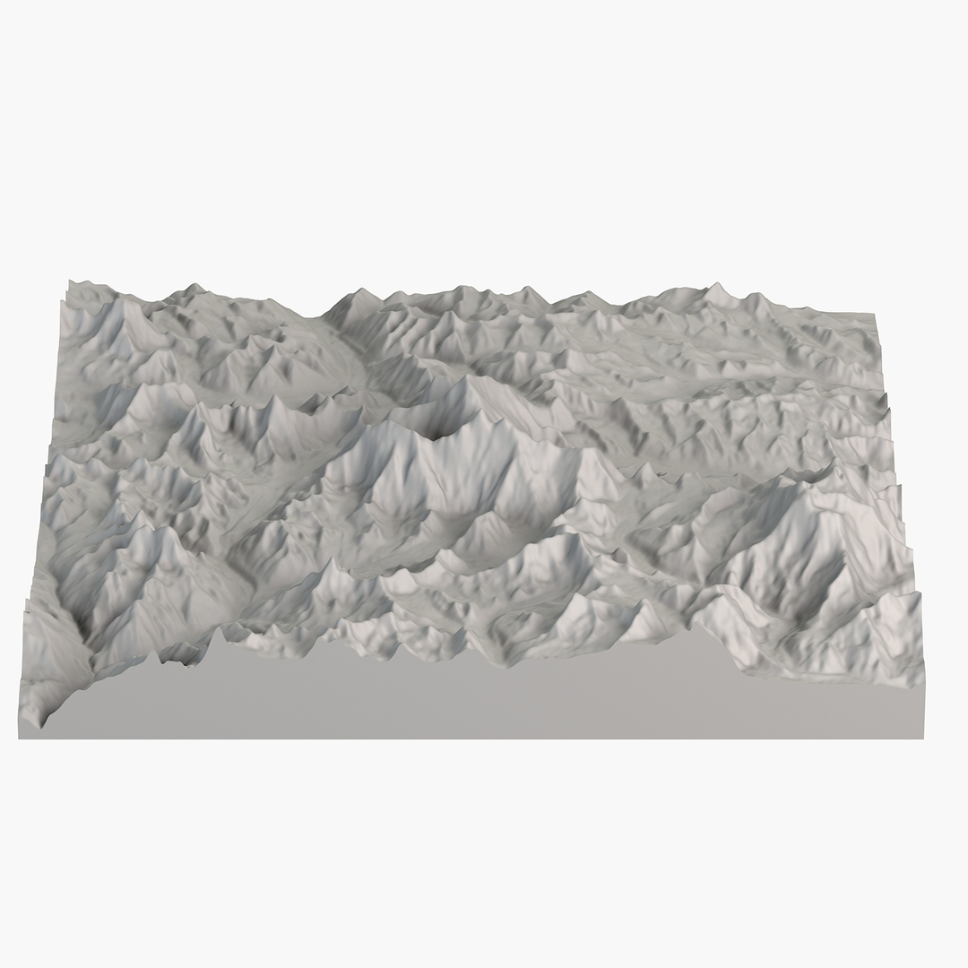 3d Landscape Mount Everest Model