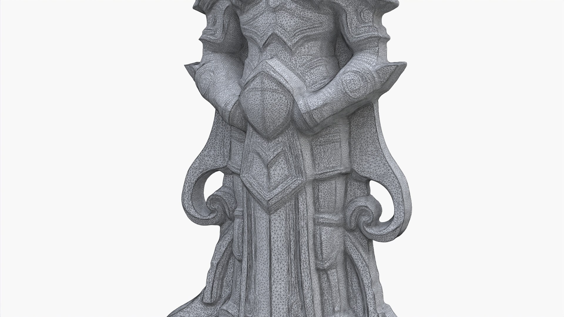 3D Medieval Armor Sculpture 1 - TurboSquid 2278396
