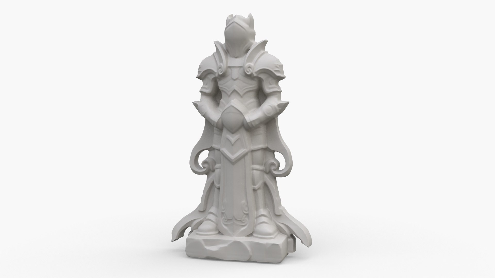 3D Medieval Armor Sculpture 1 - TurboSquid 2278396