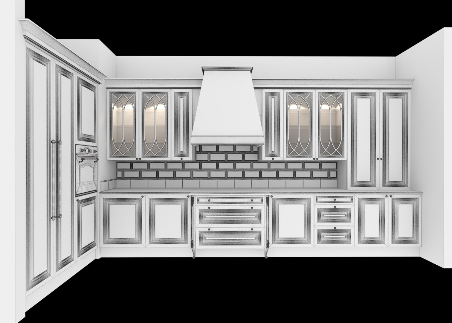 Kitchen Neff Dancing Maidens 3d Max