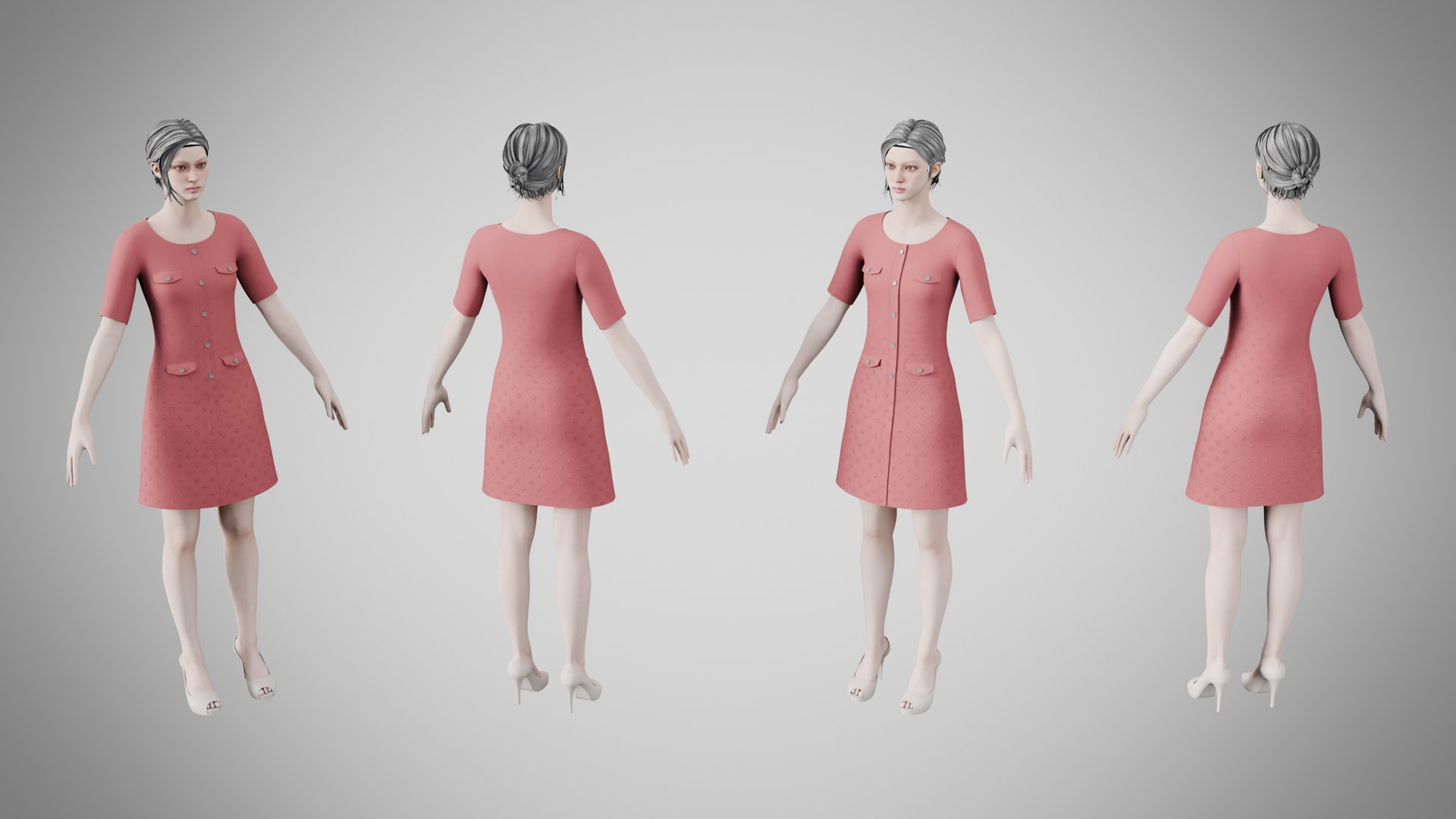3D Dress 37 Matrix - TurboSquid 2519715