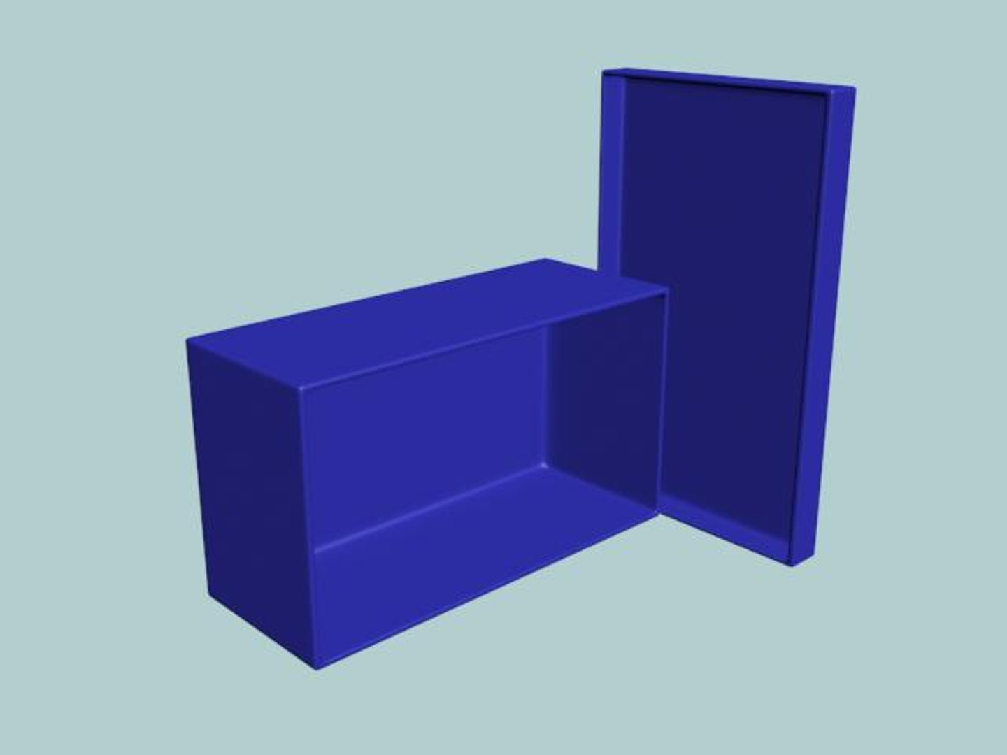 Free Simple Box 3d Model