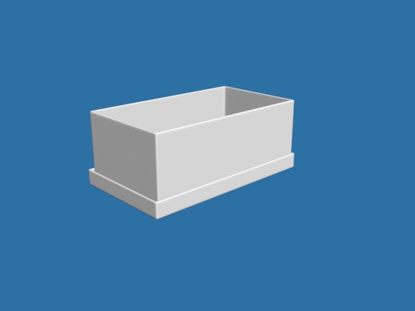 Free Simple Box 3d Model