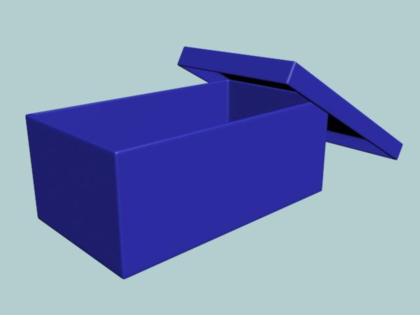 Free Simple Box 3d Model