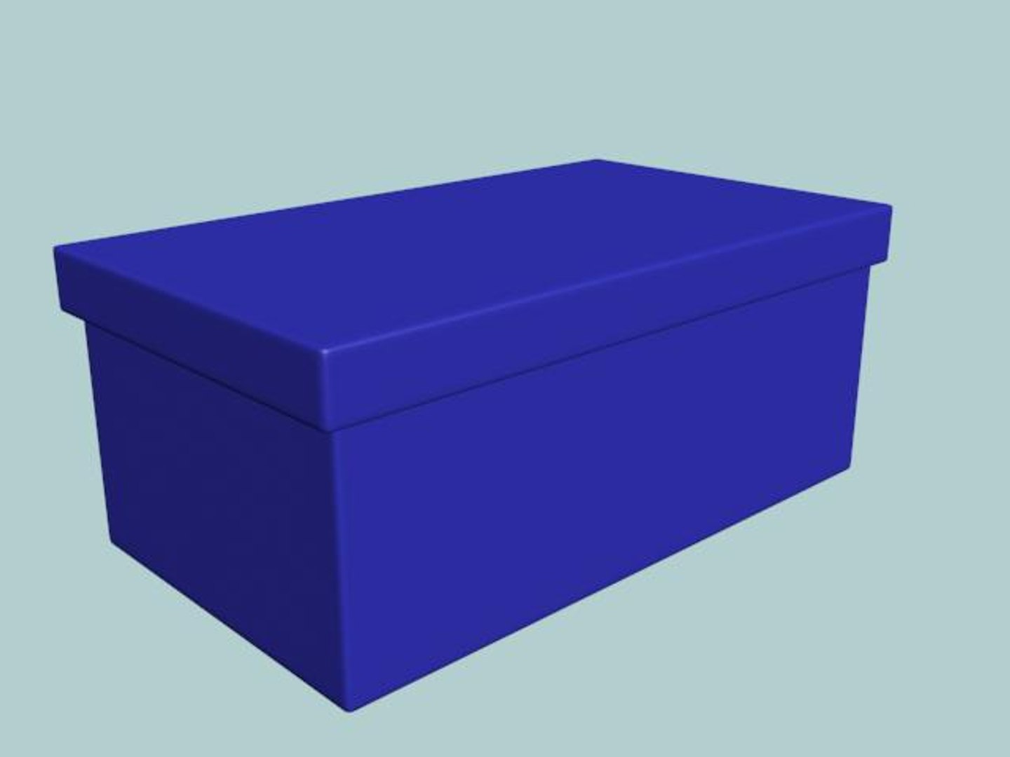 Free Simple Box 3d Model
